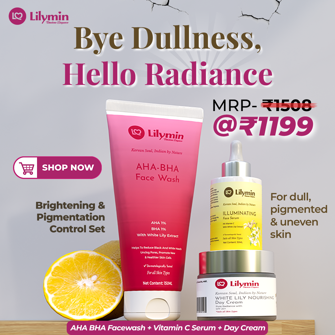 Dull and Uneven Skin Daily Glow and Smooth Skin Routine - Lilymin